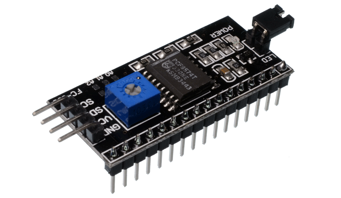 PCF8574-LCD Modulo de expansion PCF8574 para LCD I2C | Nanoparuro